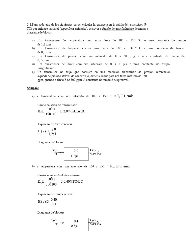 Cap05 Controle de Processos I Smith Corripio | PDF | Combustão | Reator nuclear