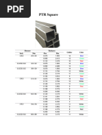 Australian SHS & RHS Size Specifications | PDF | Graphic Design ...