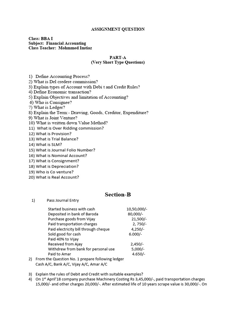 Fin Acc | PDF | Debits And Credits | Money