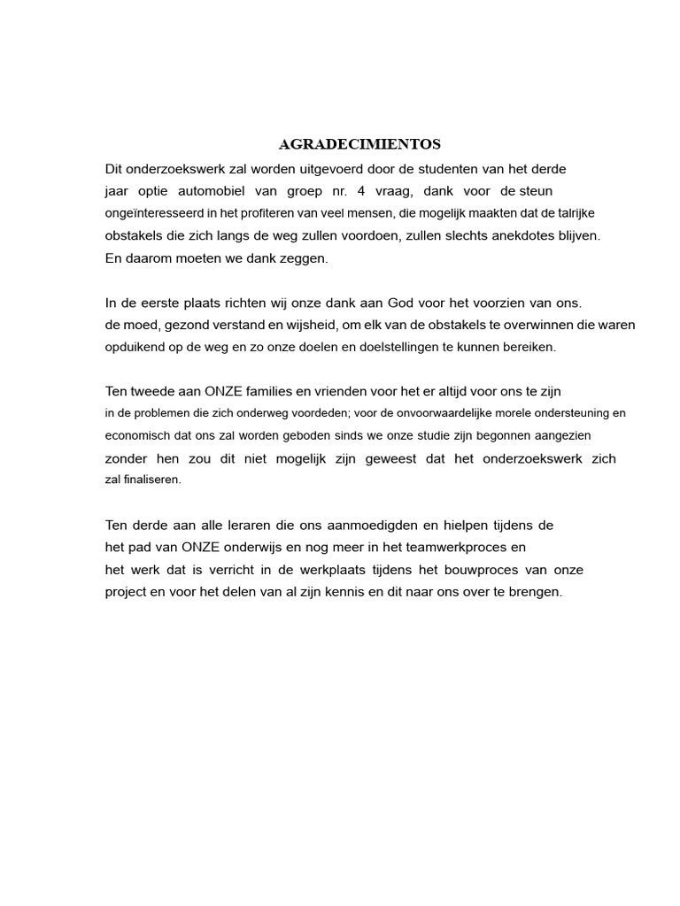 Dankbetuigingen en Toewijding | PDF