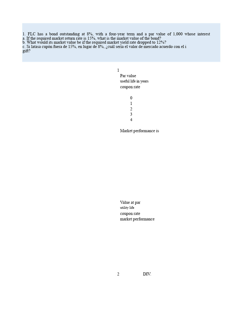 Final Group Excel Exercises | PDF | Yield (Finance) | Bonds (Finance)