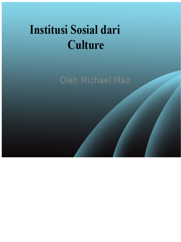 Presentasi Lembaga Budaya.ppt | PDF