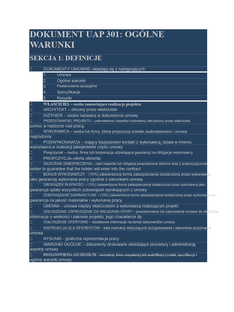 Dokument Uap 301 | PDF