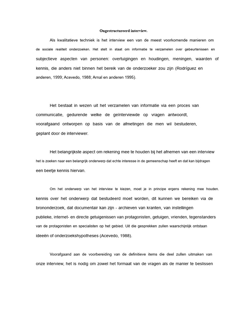 Ongepaste interview.doc | PDF