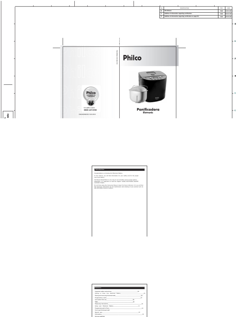 Electronic Bakery User Manual | PDF | Teaspoon | Breads