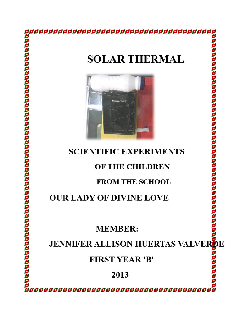 Solar Thermal | PDF