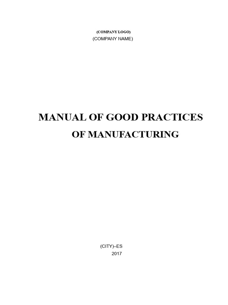 Good Manufacturing Practices Manual | PDF | Hygiene | Waste