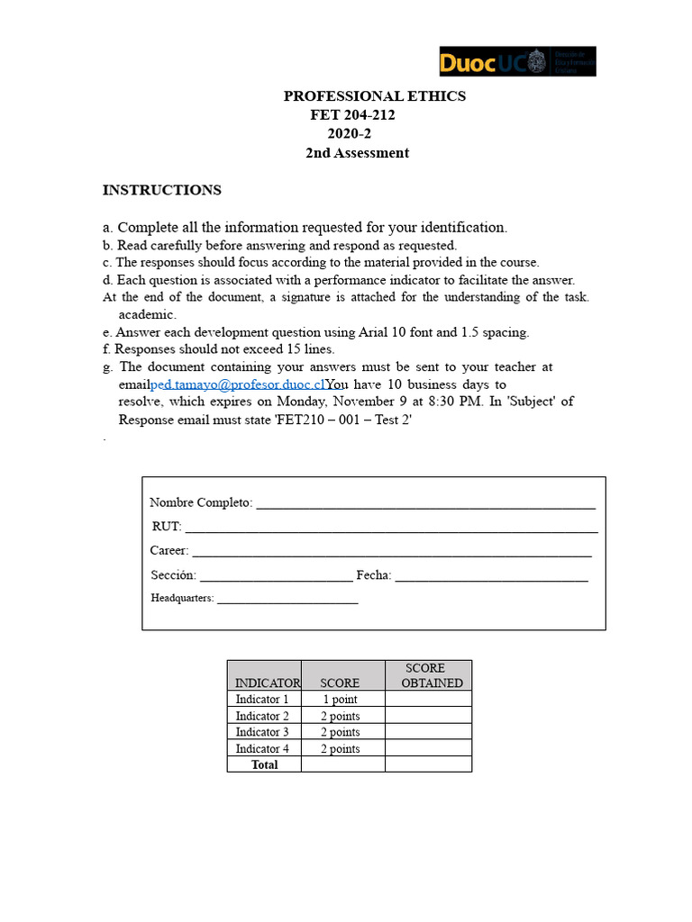 Test 2 Professional Ethics Cases | PDF | Social Psychology