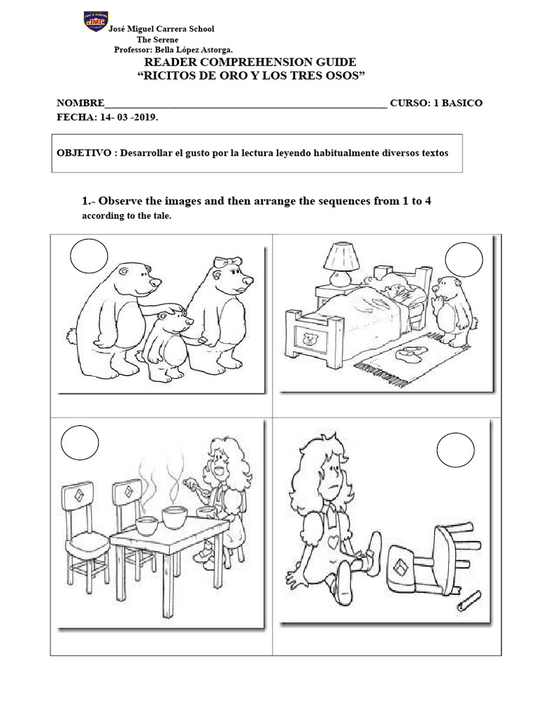 Reading Comprehension Guide Ico 1 Bas | PDF