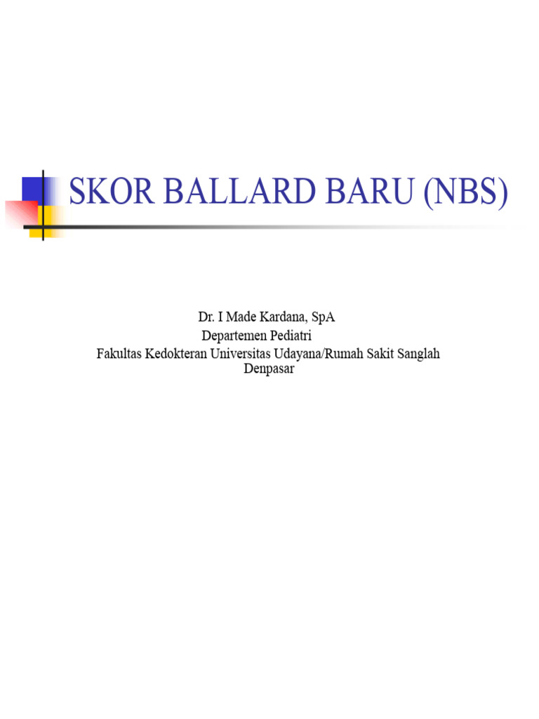 Kuliah 4 Skor Ballard Baru | PDF