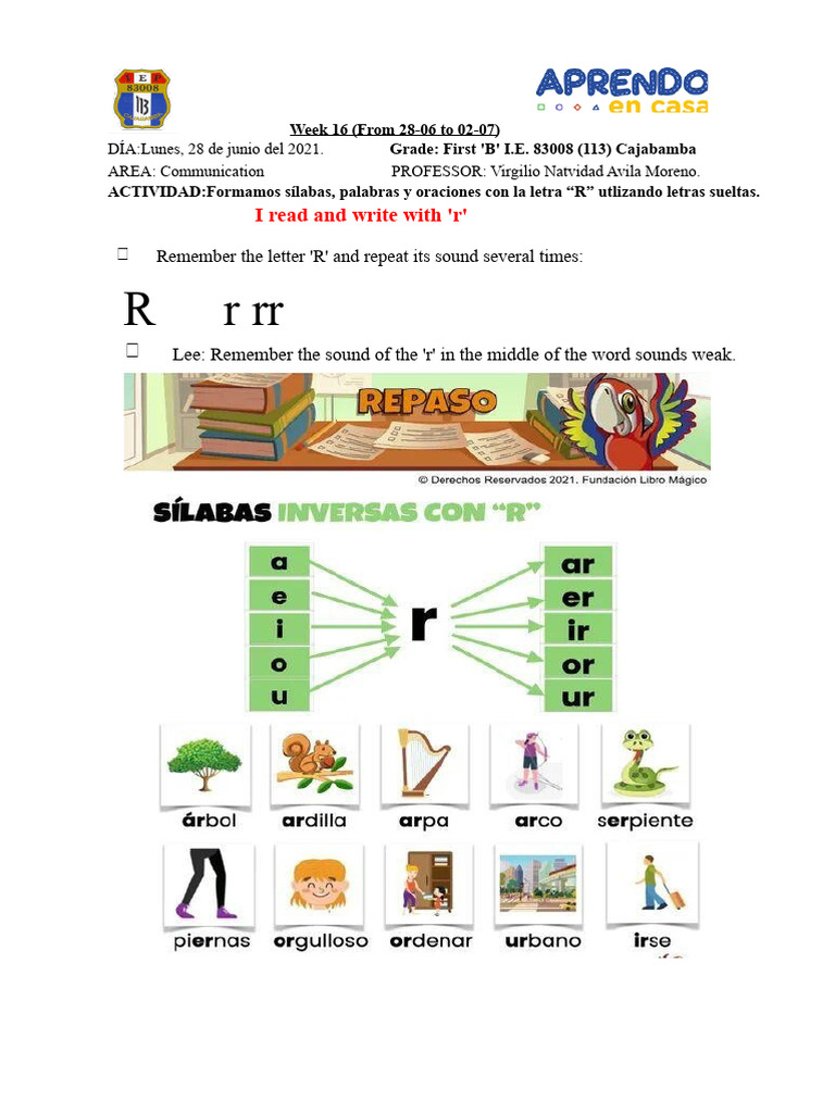 I Read and Write With R | PDF