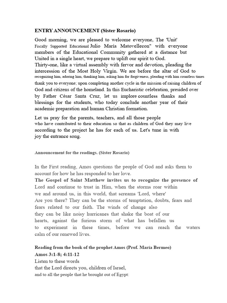 ENTRY MONITION Closing 2019-2020 | PDF