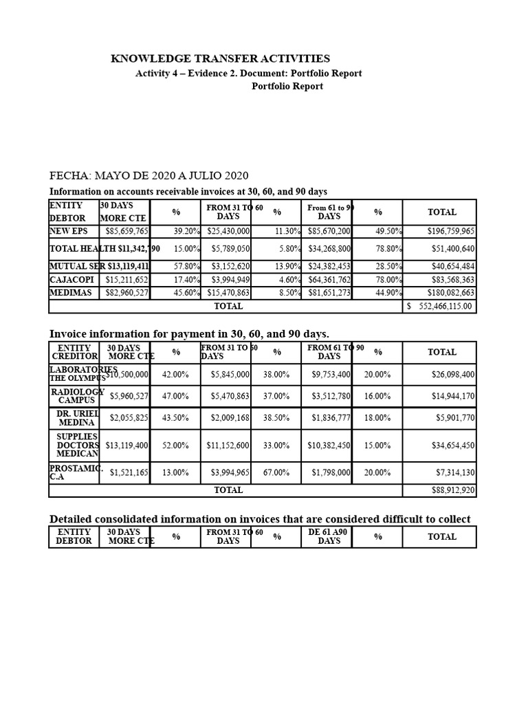 Portfolio Report | PDF | Business Law | Business