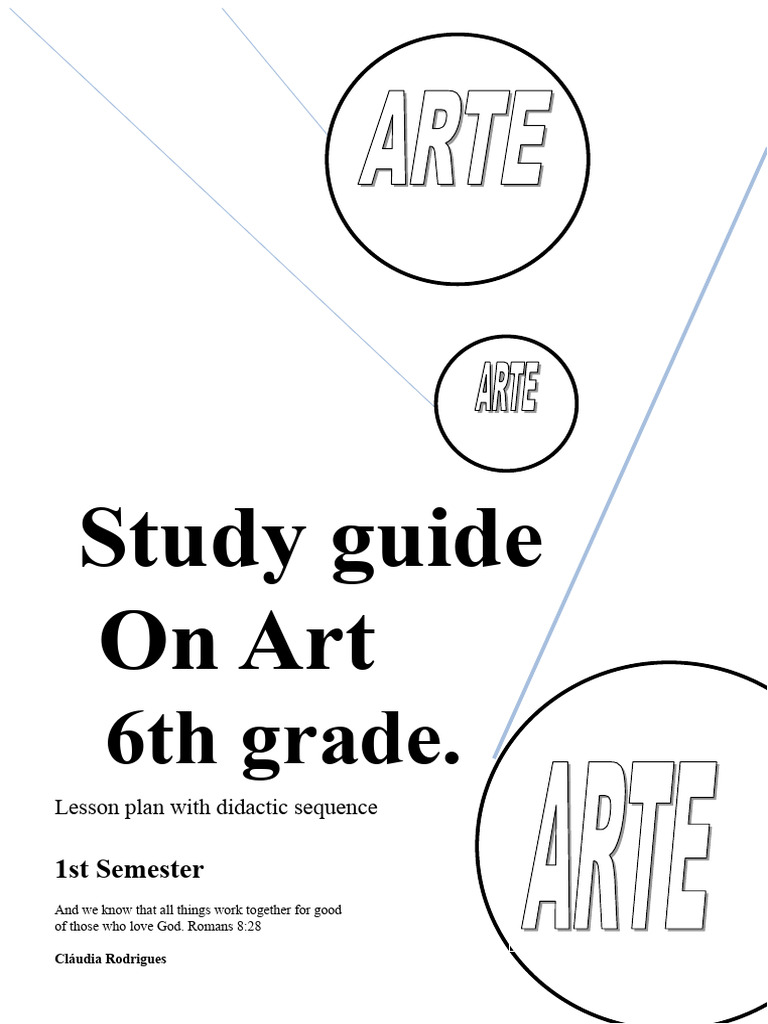 6th Grade Art Lesson Plan Guide | PDF | Composition (Visual Arts) | Drawing