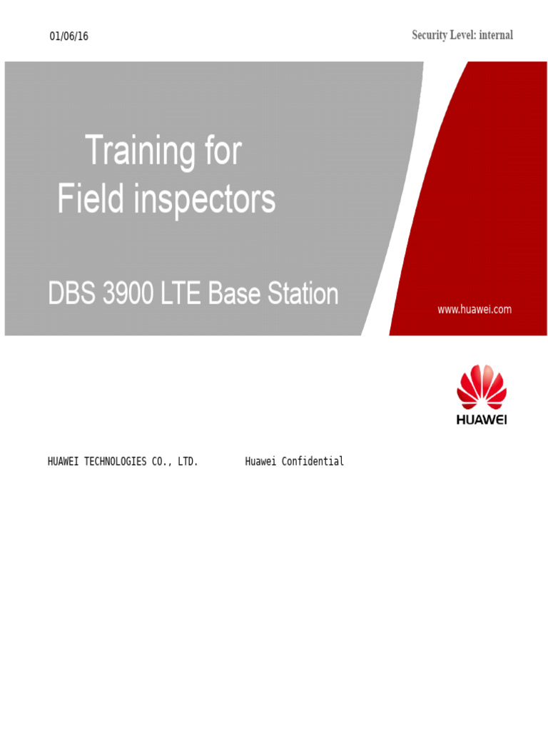DBS3900 LTE Training | PDF | Service Industries | Networking Standards