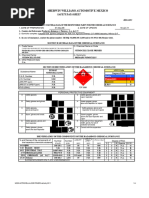 Unleaded Petrol Safety Data Sheet | PDF | Dangerous Goods | Toxicity