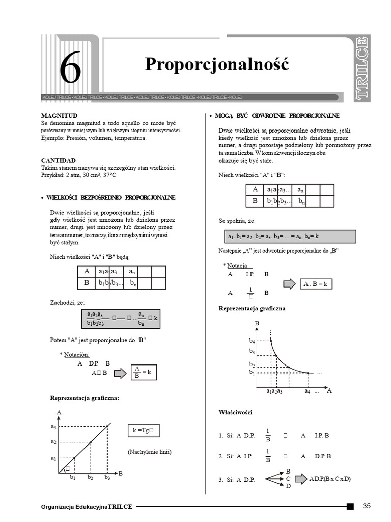 Proporcjonalność | PDF