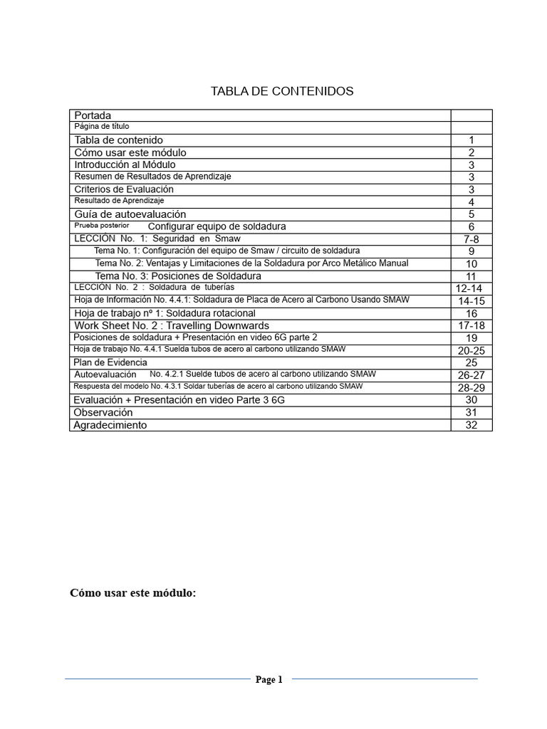 CBLM Smaw NC Ii Tubo | PDF | Soldadura | Construcción