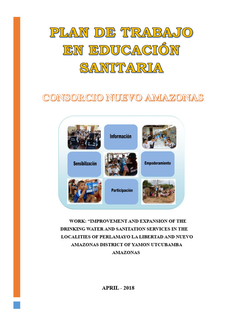 Work Plan in Health Education | PDF | Sanitation | Wash