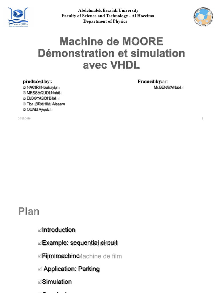 MOORE Machine 2 Last | PDF | Vhdl | Computing