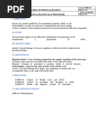 Personal Hygiene Toolbox Talk Guide | PDF | Hygiene | Wash