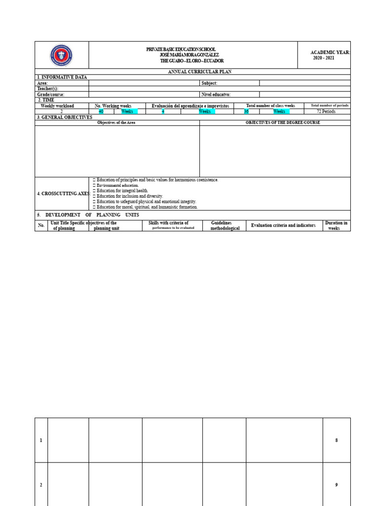 PCA model | PDF | Curriculum | Education Theory