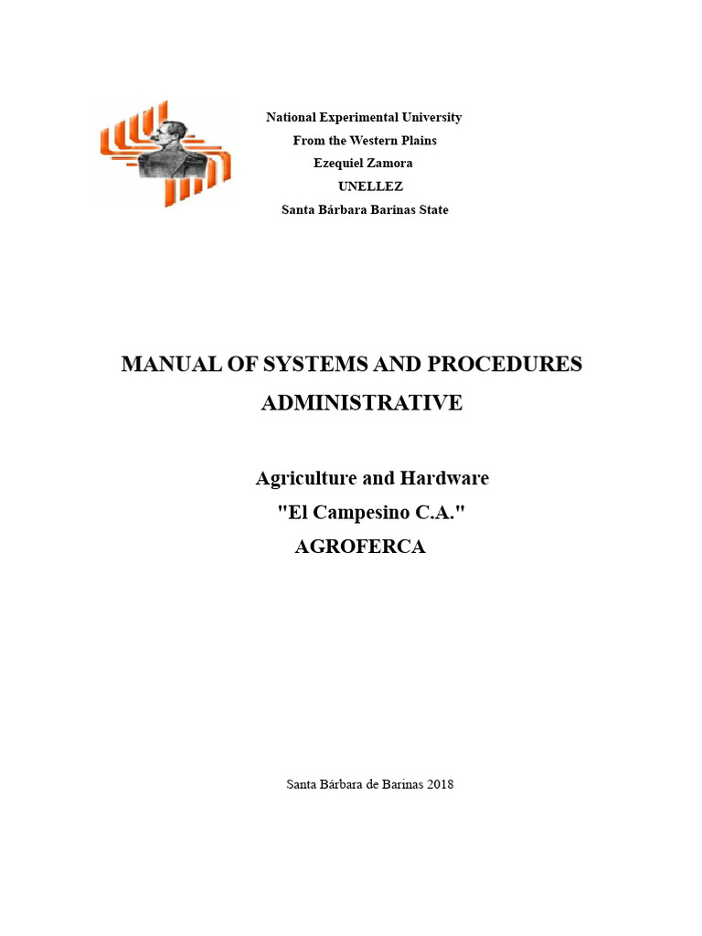 AGROFERCA Administrative Procedures Manual | PDF | Taxes | Value Added Tax