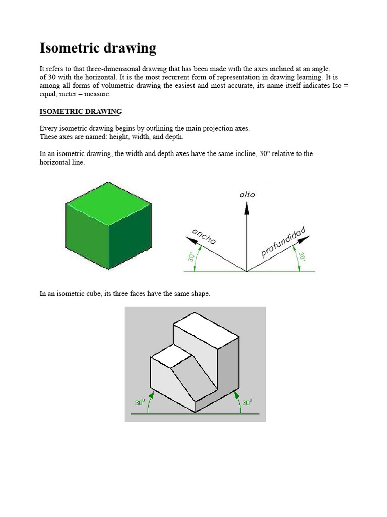 Understanding Isometric Drawing Techniques | PDF