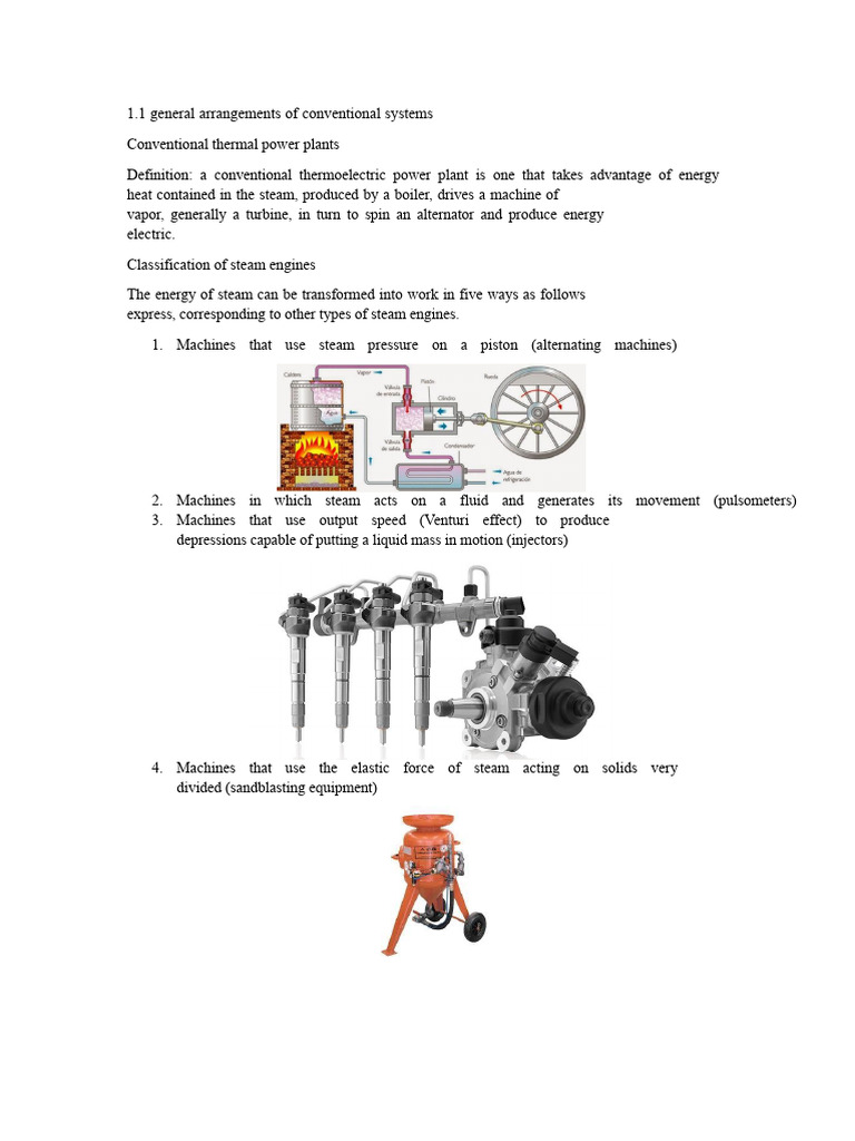 General Arrangements of Conventional Systems | PDF | Steam | Boiler