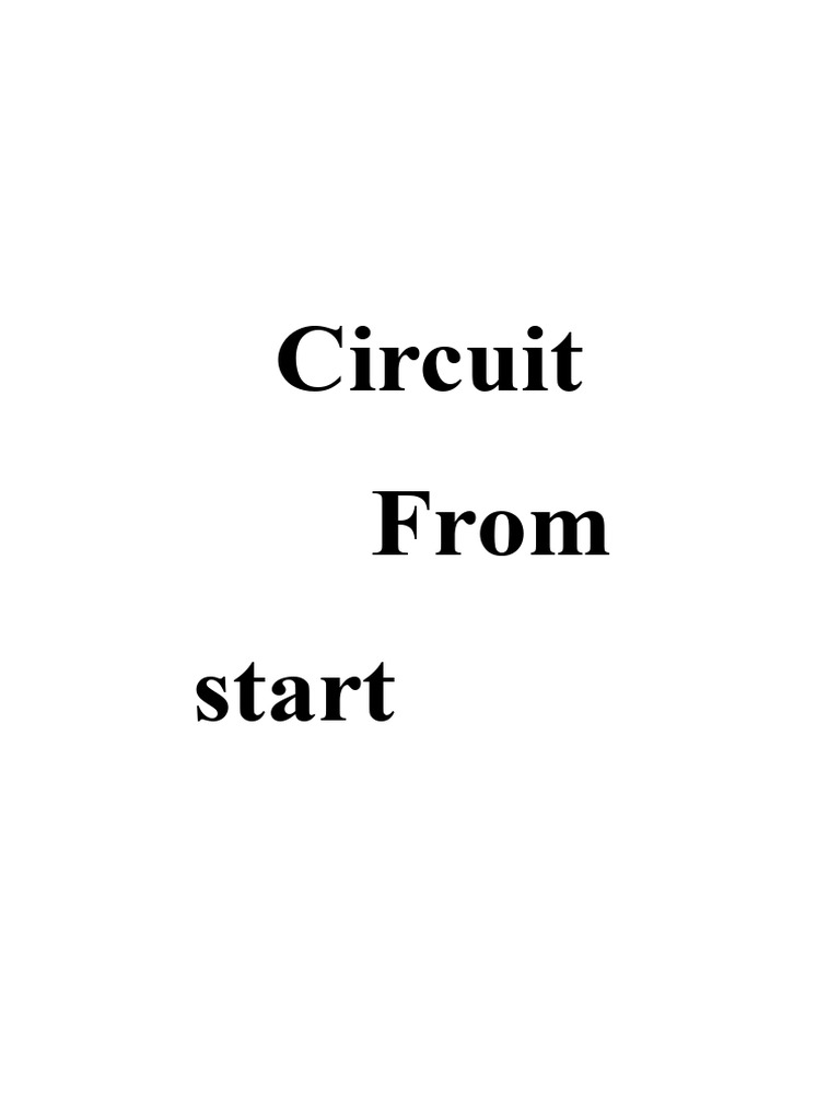 Starting circuit | PDF | Electric Motor | Engines