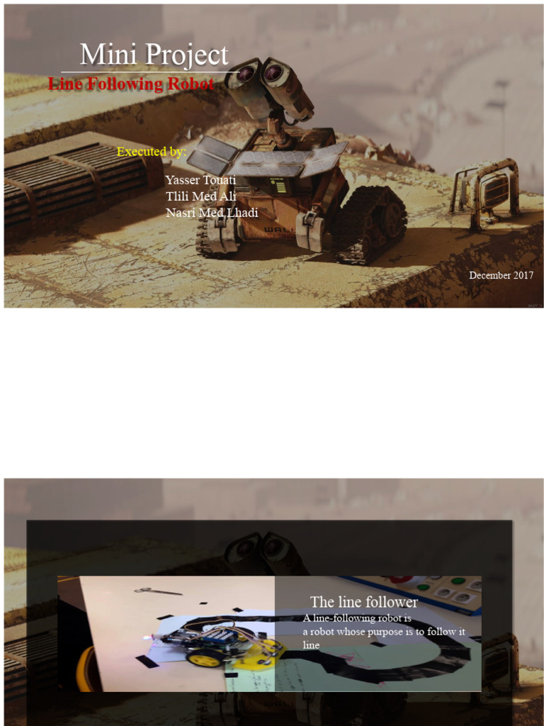 Line Following Robot Project Overview | PDF | Electrical Engineering ...