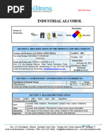 Ethanol 95% Safety Data Sheet | PDF | Combustion | Ethanol