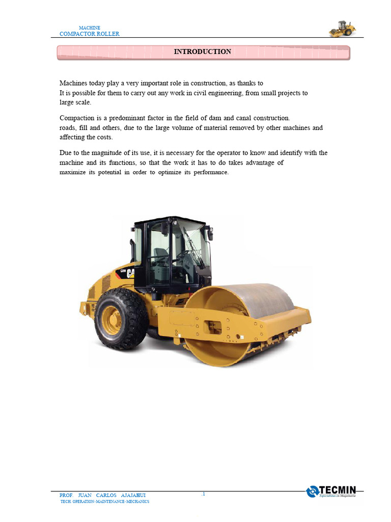 Compactor Roller Operation & Maintenance Guide | PDF | Engines | Pump