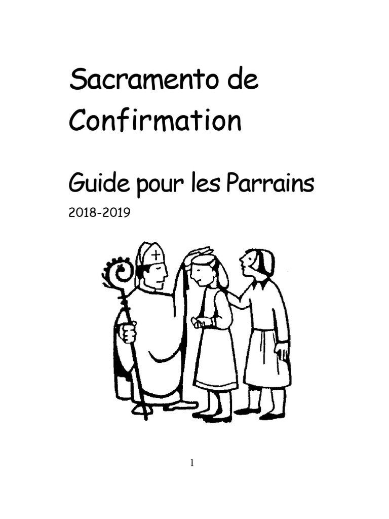 Guide du Parrain pour la Confirmation | PDF | Baptisme | Saint-Esprit