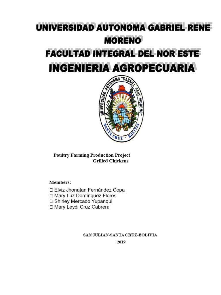 Broiler Chicken Production Poultry Farm Project | PDF | Poultry Farming ...