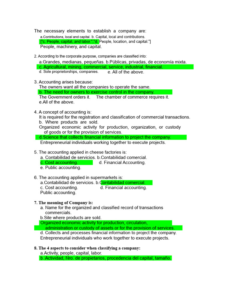 Accounting Questions | PDF | Banks | Expense