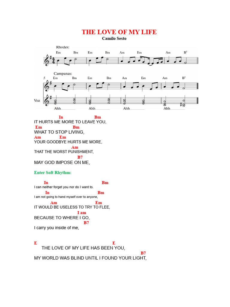 The Love of My Life | PDF