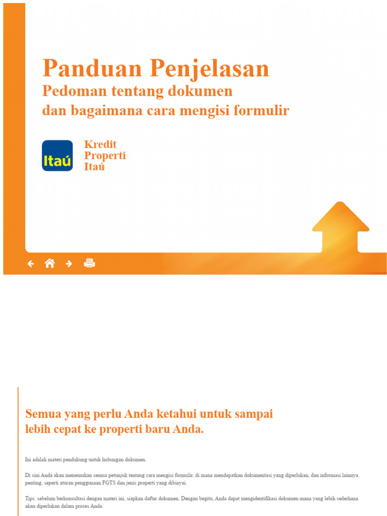 Panduan Pengisian Formulir Kredit Properti | PDF