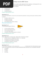Taxi Driver Knowledge Test Example | PDF | Discrimination | Gender