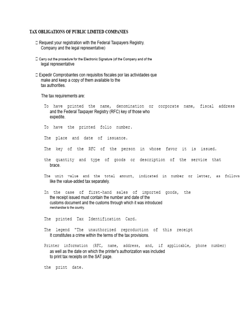 Tax Obligations of Corporations | PDF | Payroll Tax | Taxes