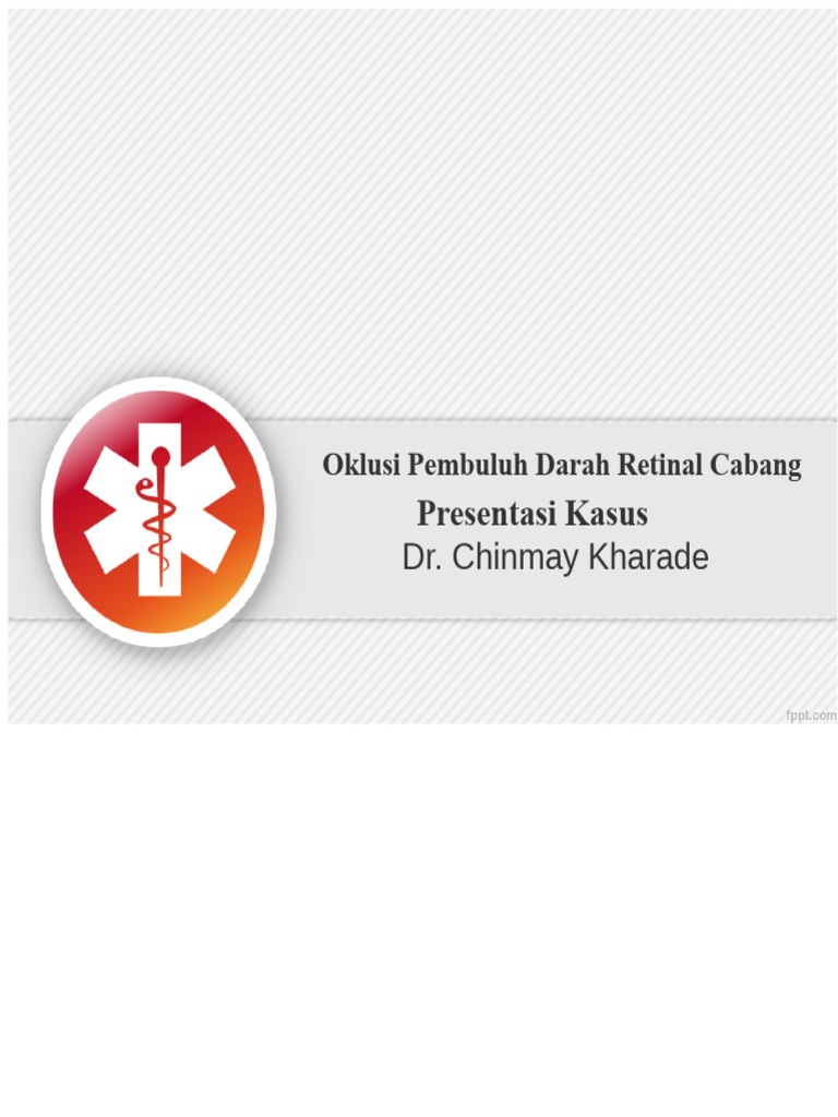 Oklusi Pembuluh Darah Retina Cabang | PDF