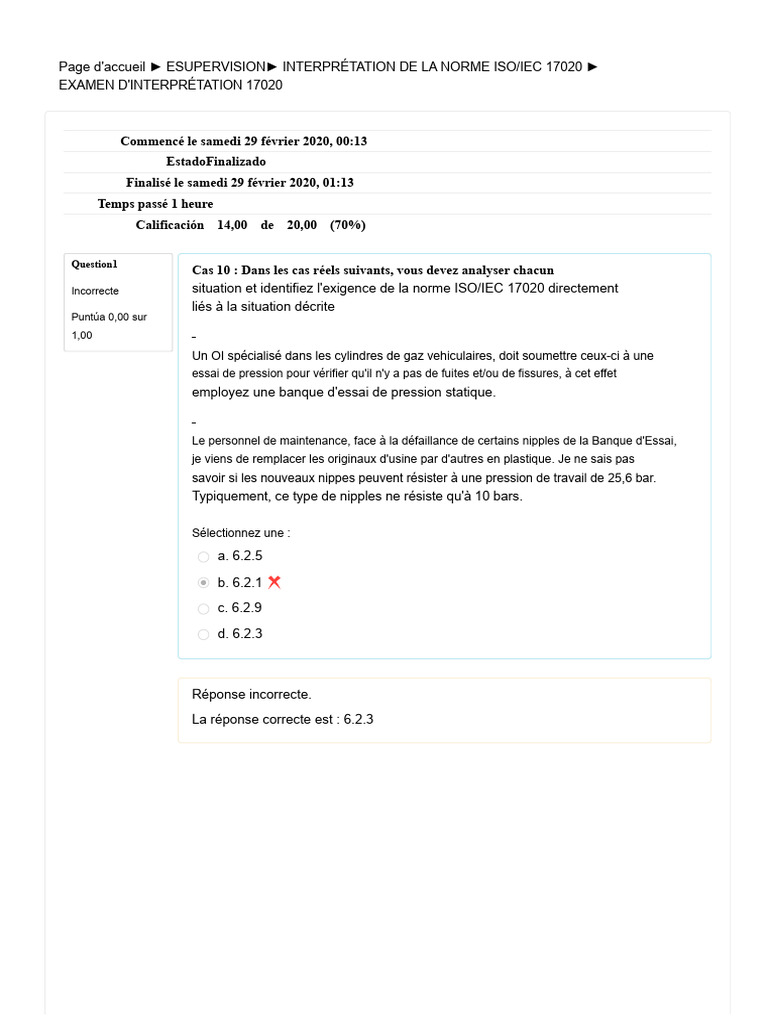 Interprétation de la norme ISO/IEC 17020 | PDF | Feuille de calcul ...