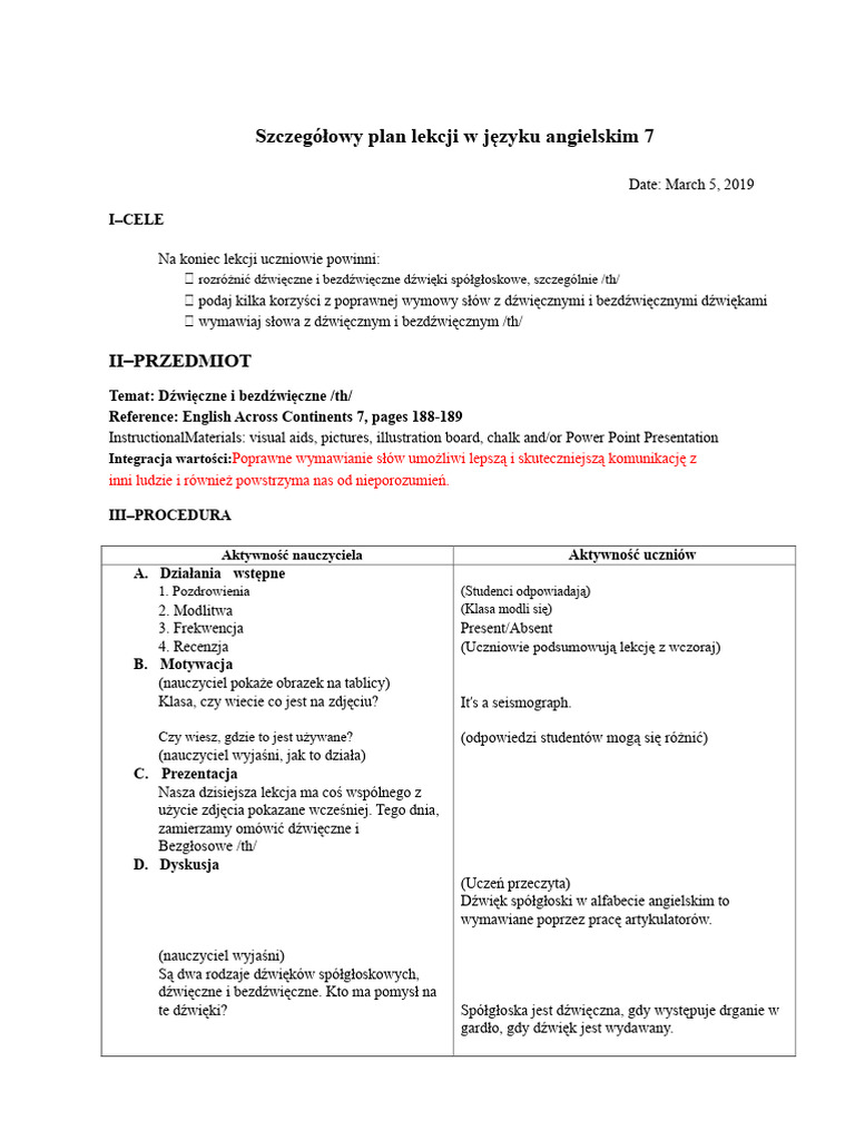 DLP Demo Nauczanie.docx | PDF