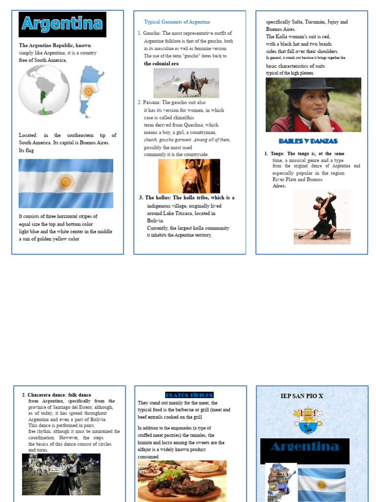 Triptych of Argentina | PDF | Argentina