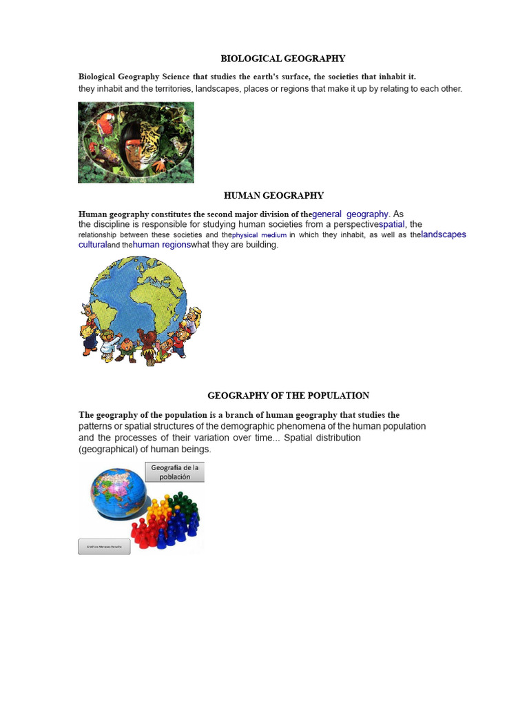 Biological Geography | PDF | Geography | Natural Sciences