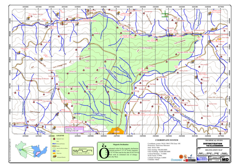 Map of The Blackberries PDF | PDF | Landscape | Cartography