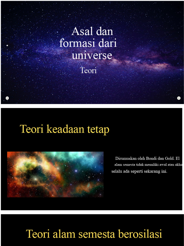 Asal Usul Alam Semesta - Big Bang | PDF