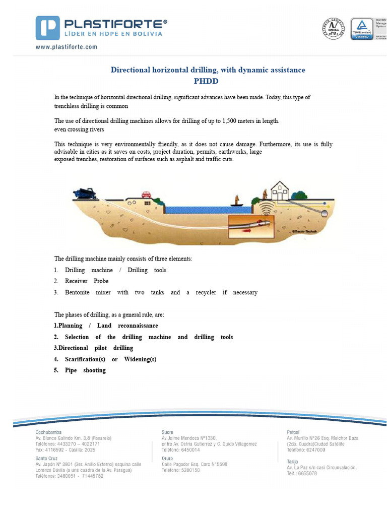 Horizontal Directional Drilling | PDF | Drilling