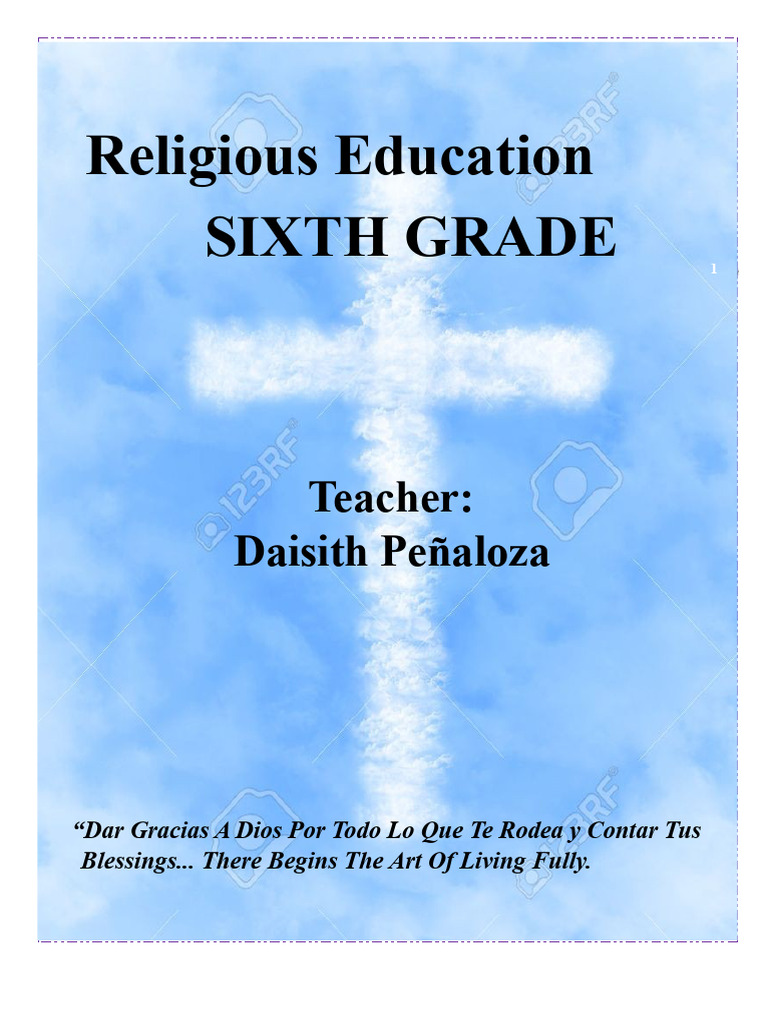 Sixth Grade Religion Module | PDF | Genesis Creation Narrative | Bible