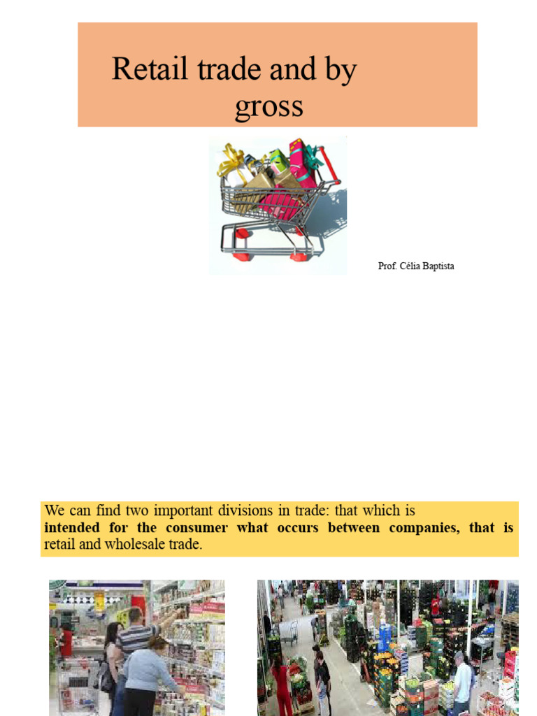 Understanding Retail and Wholesale Trade | PDF | Retail | Trade